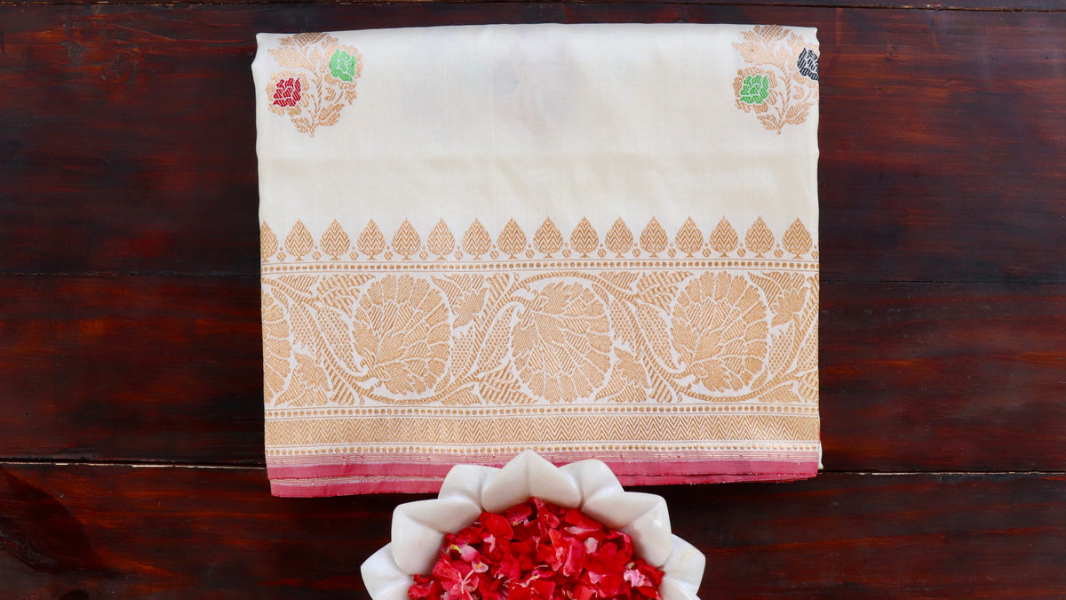 Buy Banarasi Saree online | Handloom Saree — Stuti Weaves